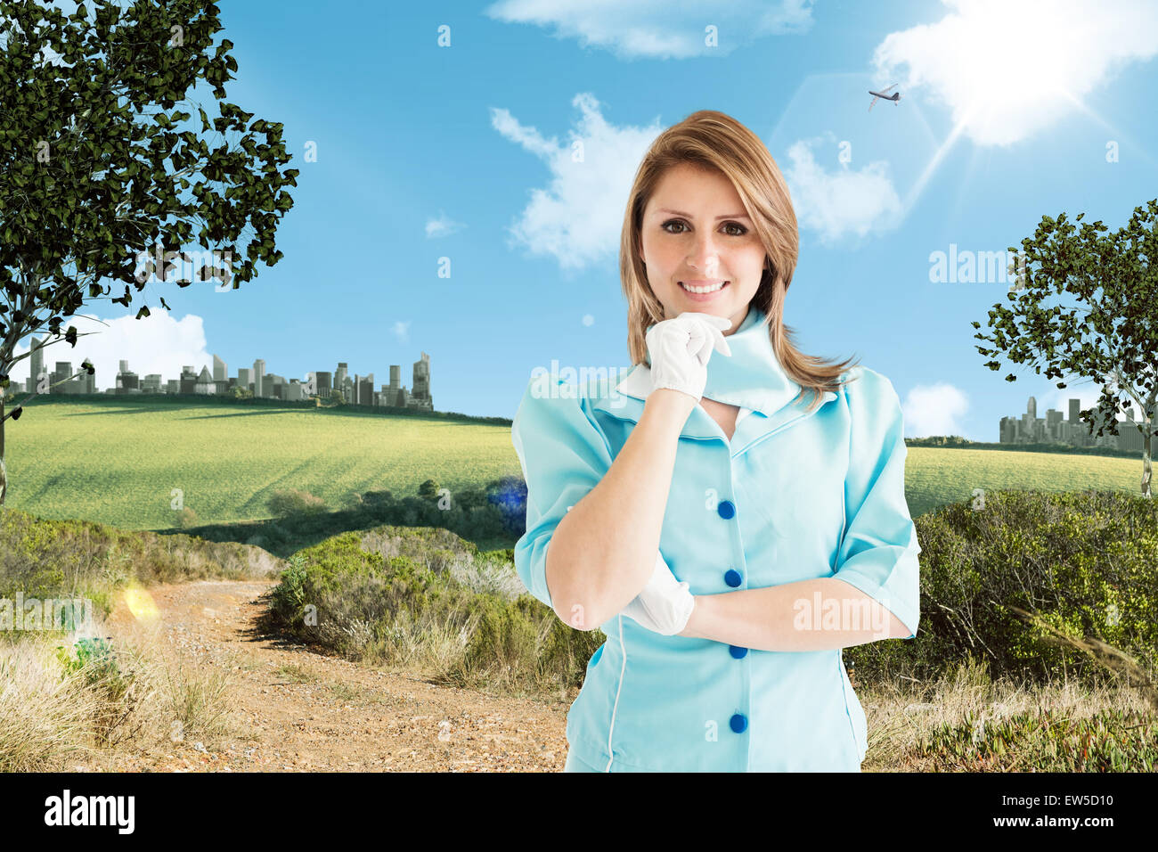 Air hostess hi-res stock photography and images - Alamy