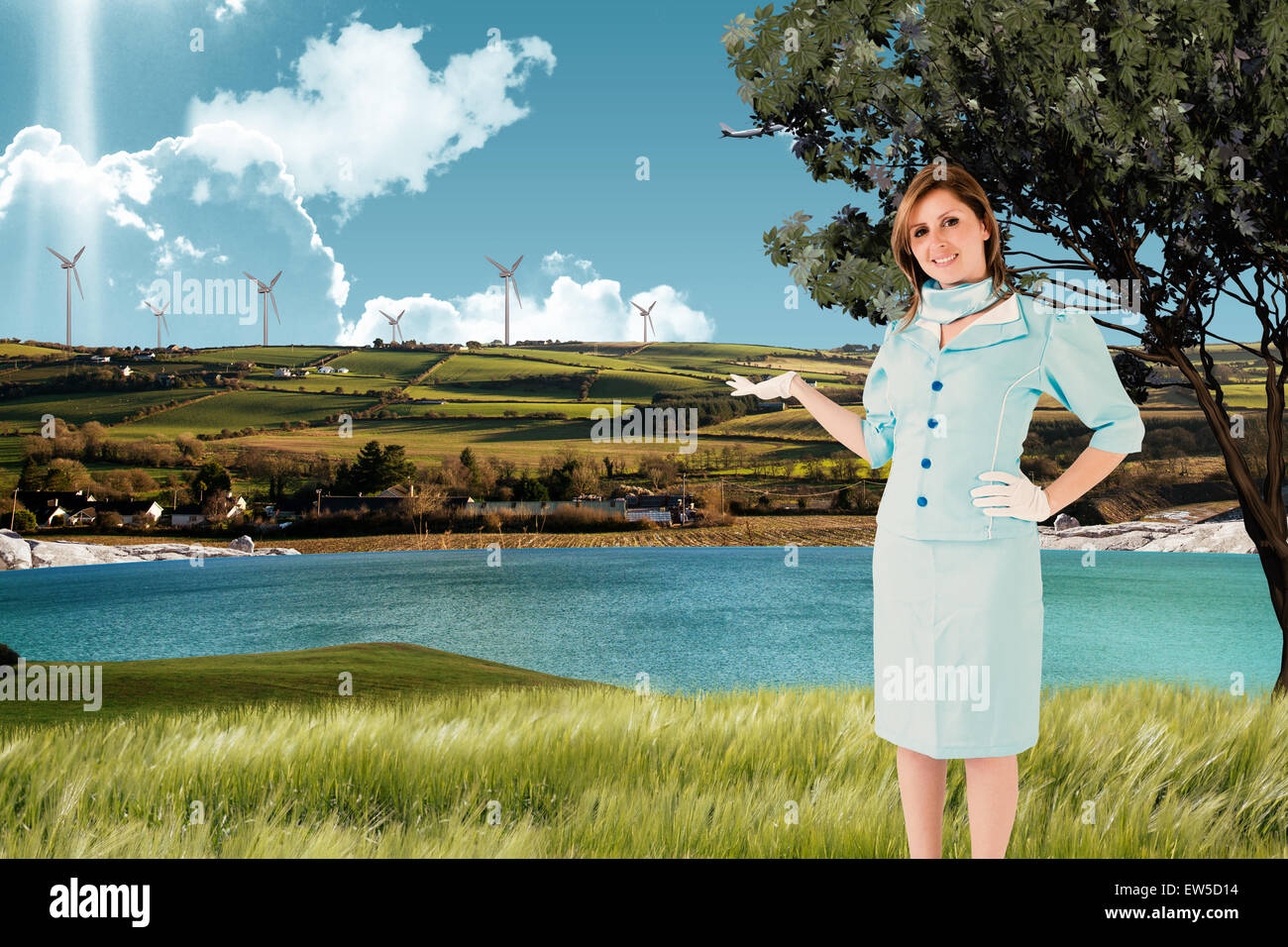 Air hostess hi-res stock photography and images - Alamy