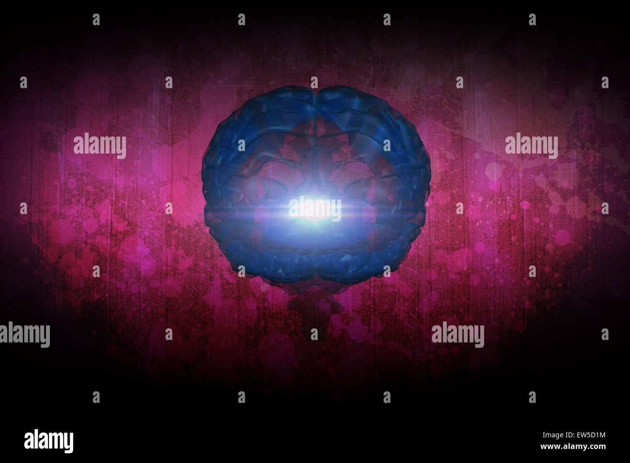 Brain purple pink hi-res stock photography and images - Alamy