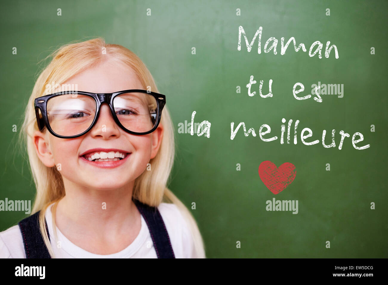 French girl smiling hi-res stock photography and images - Alamy