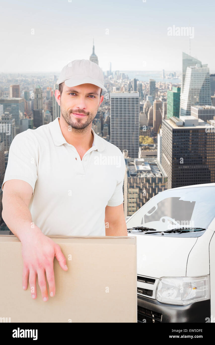 Package man hi-res stock photography and images - Alamy