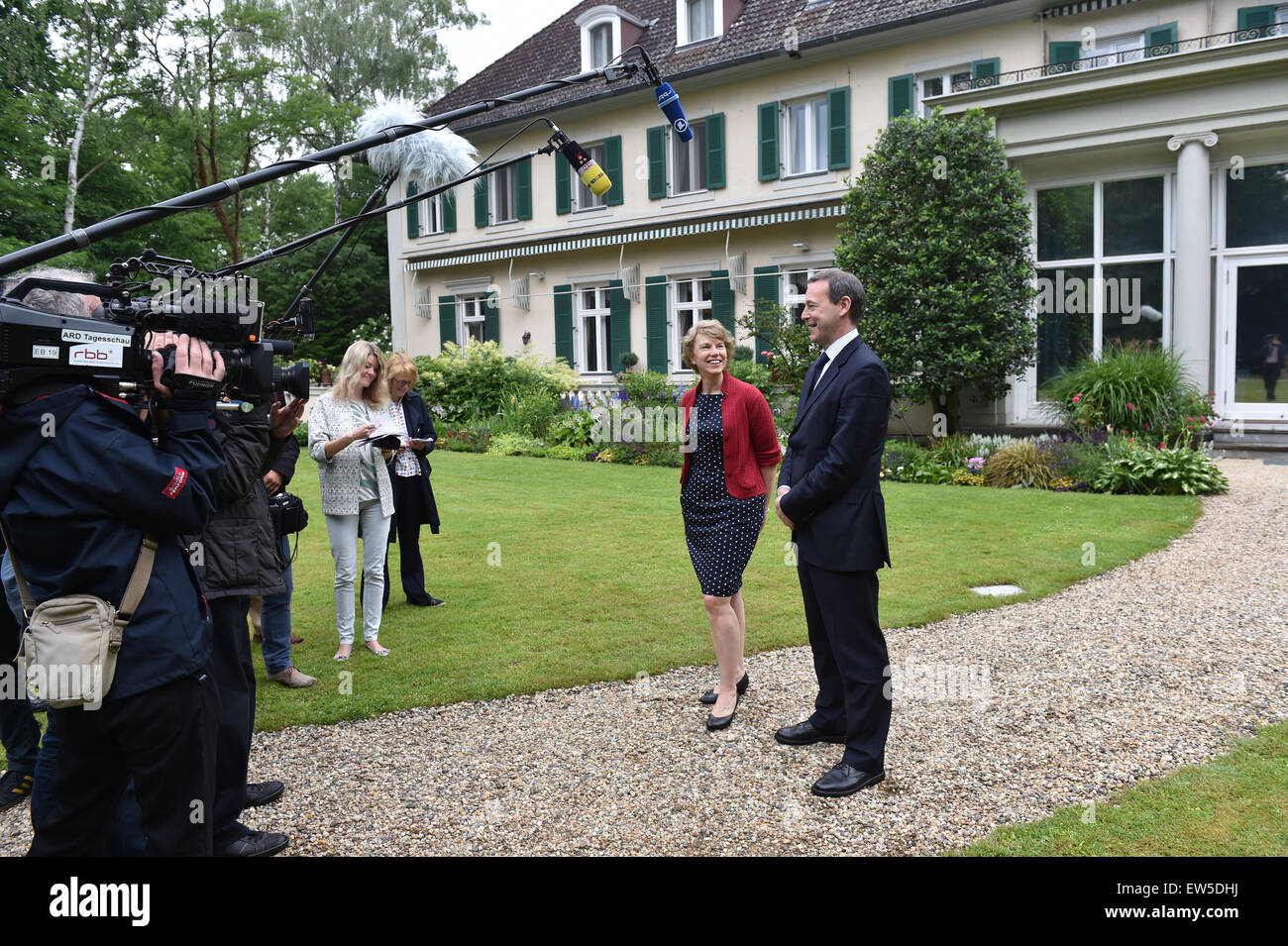 Berlin, Germany. 18th June, 2015. The British Ambassador Sir Simon ...