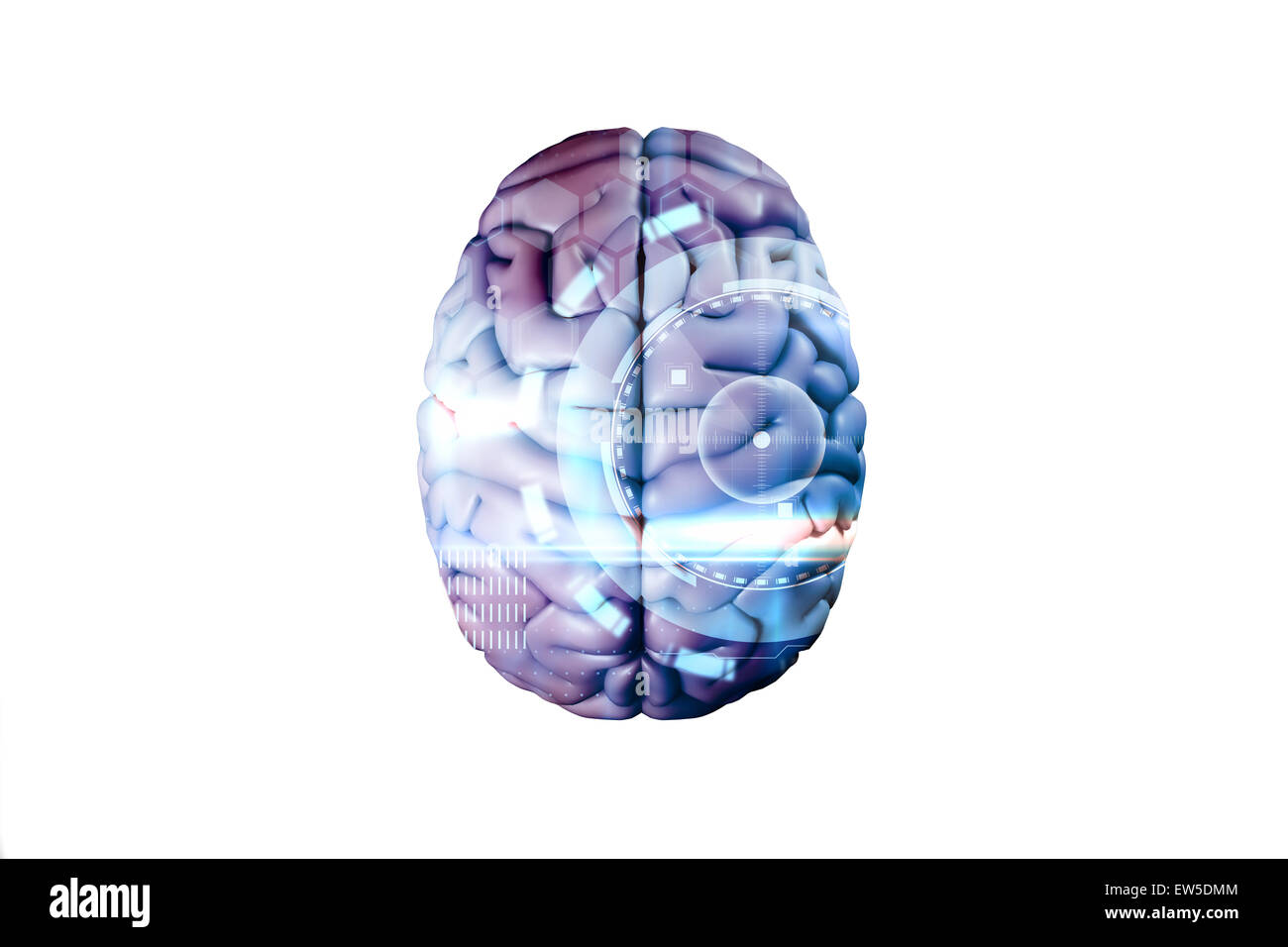 Computer brain interface Cut Out Stock Images & Pictures - Alamy