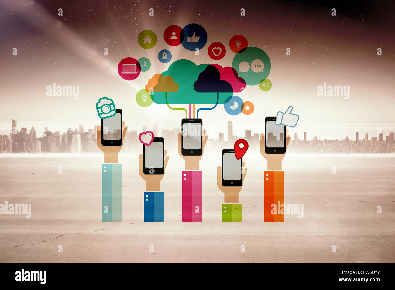 Connecting application hi-res stock photography and images - Alamy