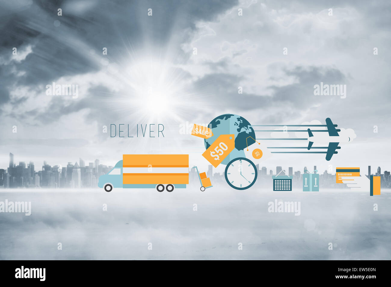 Logistics airplane hi-res stock photography and images - Alamy