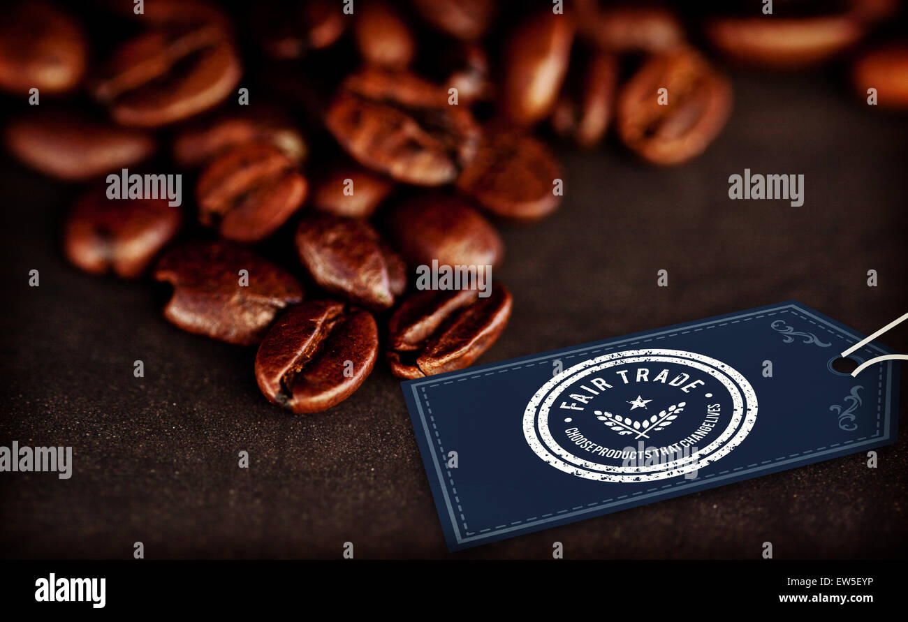 Composite image of fair trade graphic Stock Photo - Alamy