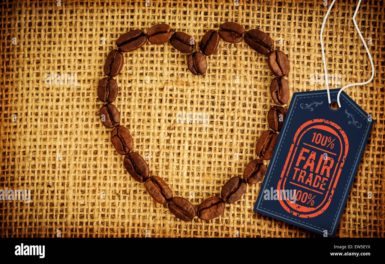 Composite image of fair trade graphic Stock Photo - Alamy