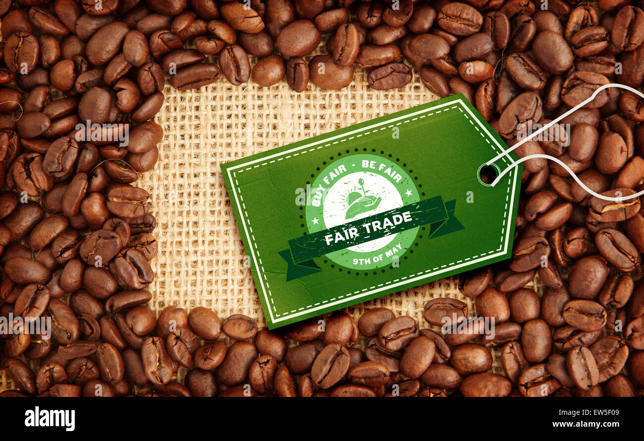 Fair trade coffee logo hi-res stock photography and images - Alamy