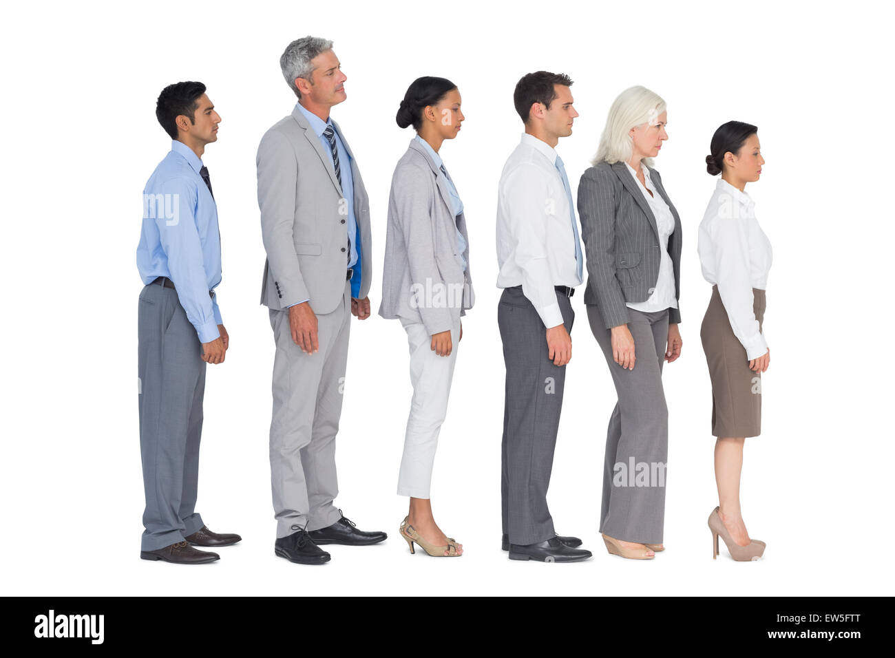 Behind each other Cut Out Stock Images & Pictures - Alamy