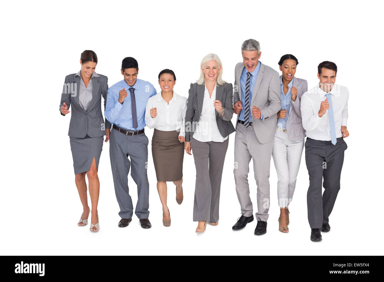 Business people running together hi-res stock photography and images ...