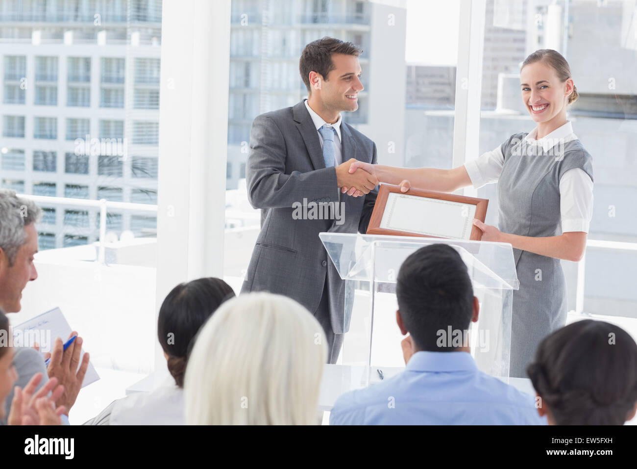 Man receiving an award hi-res stock photography and images - Alamy