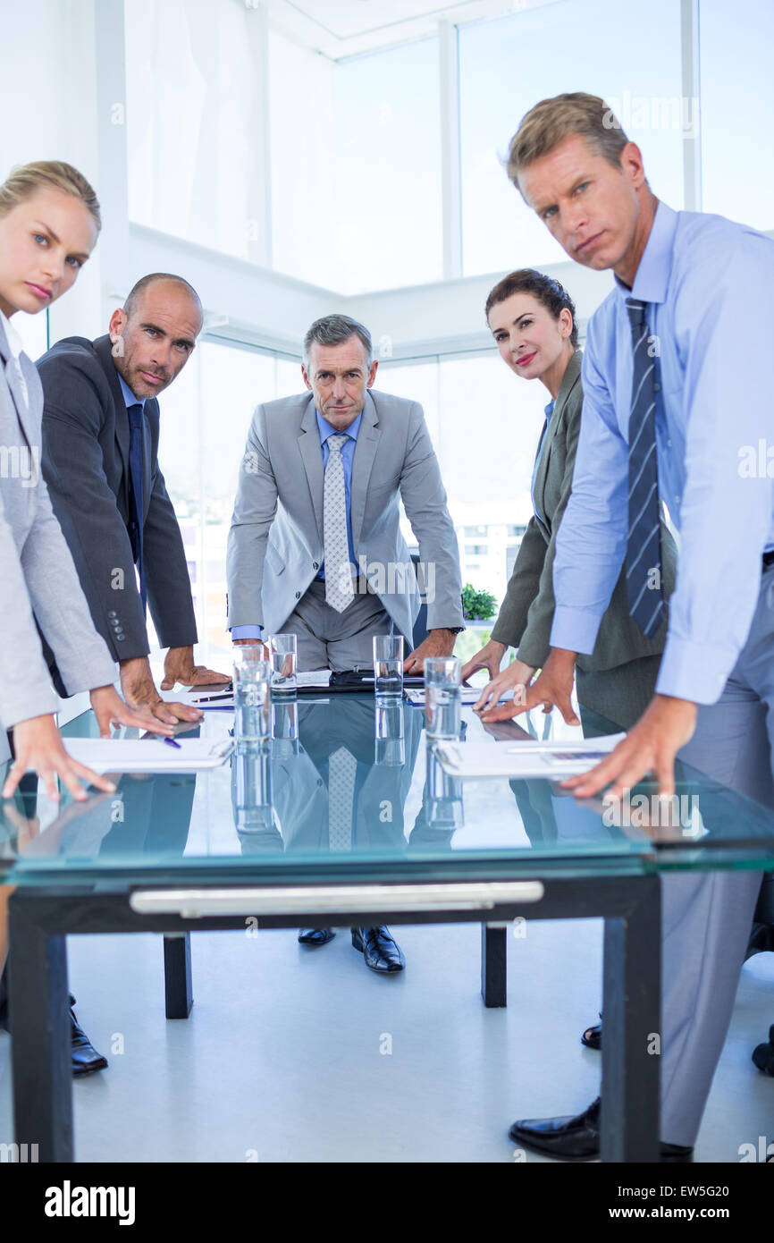 Business colleagues discussing about work Stock Photo - Alamy