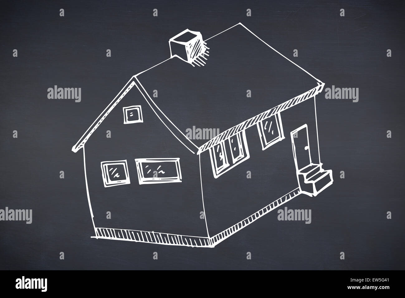 Hand drawn house hi-res stock photography and images - Alamy