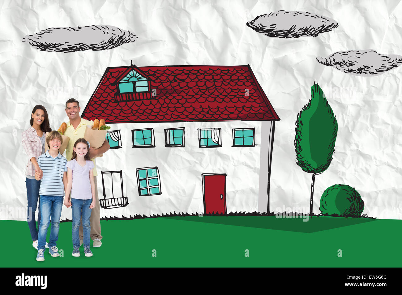 Family texture and roof hi-res stock photography and images - Alamy