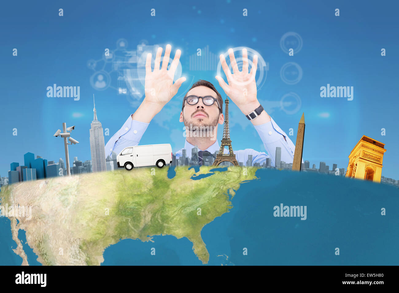 Man arms spread wide hi-res stock photography and images - Alamy