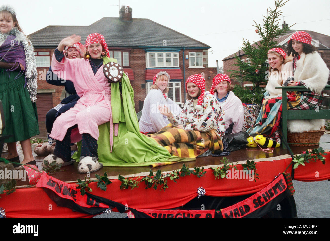 Christmas parade to Nature World. Middlesbrough, 3rd December 1994 ...