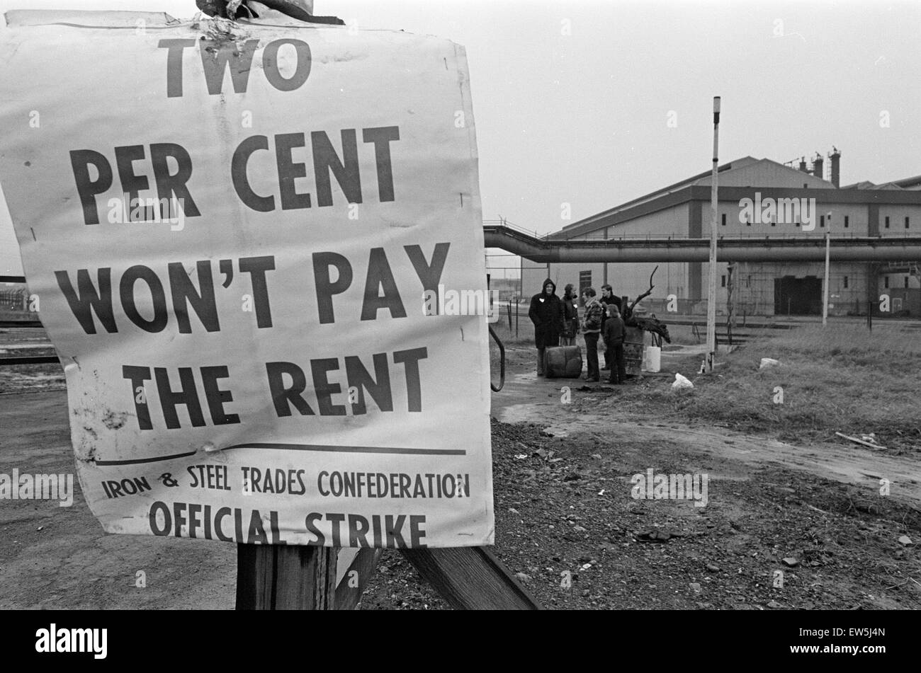 1980 Steel Strike, Shutdown, British Steel Corporation, North Yorkshire ...