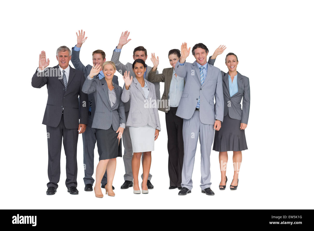 Man waving hands Cut Out Stock Images & Pictures - Alamy