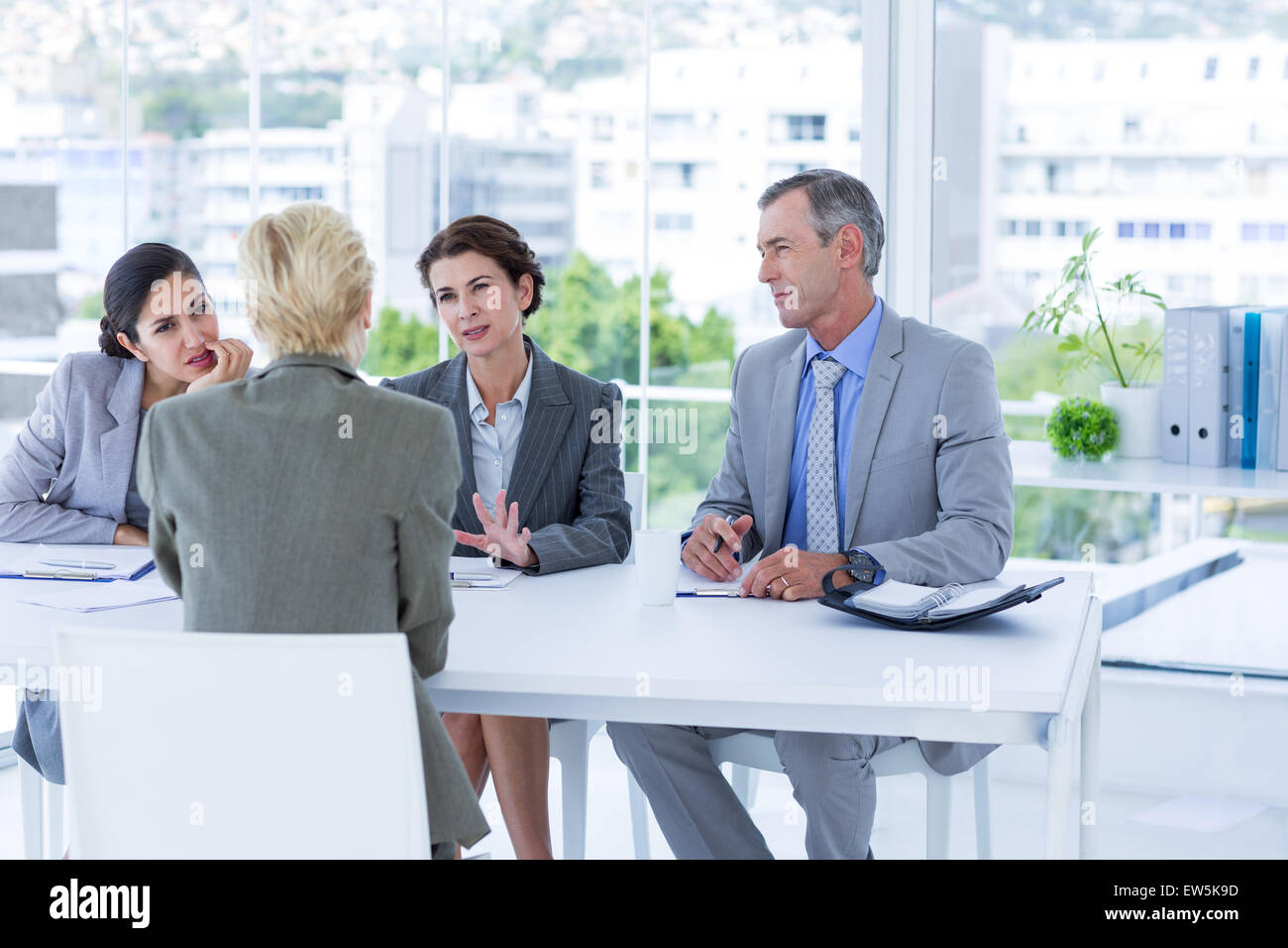 Interview panel hi-res stock photography and images - Alamy