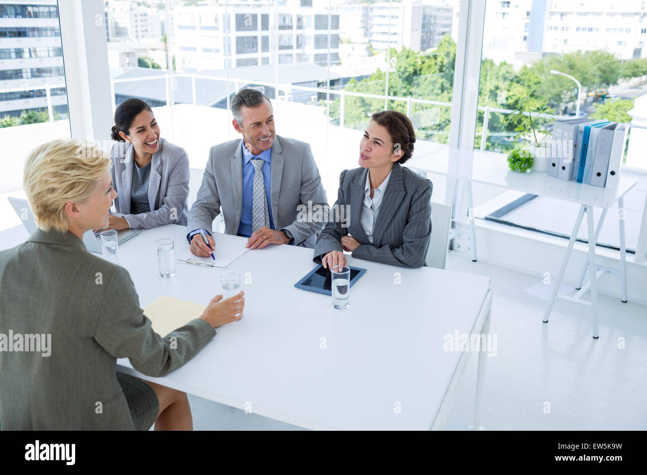 Interview panel hi-res stock photography and images - Alamy
