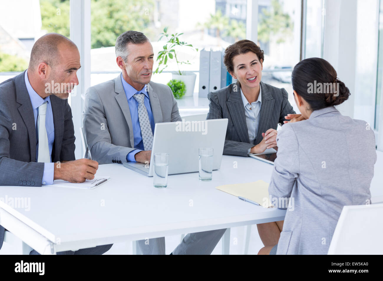 Interview panel hi-res stock photography and images - Alamy