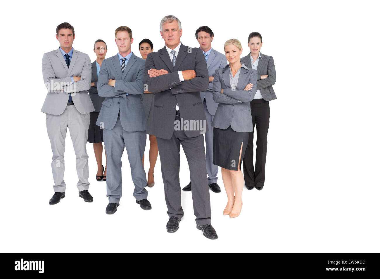 Team standing Cut Out Stock Images & Pictures - Alamy