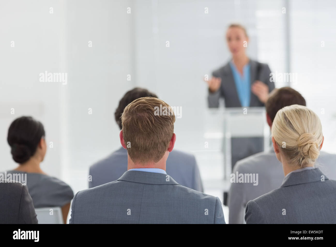 Business team during conference Stock Photo - Alamy