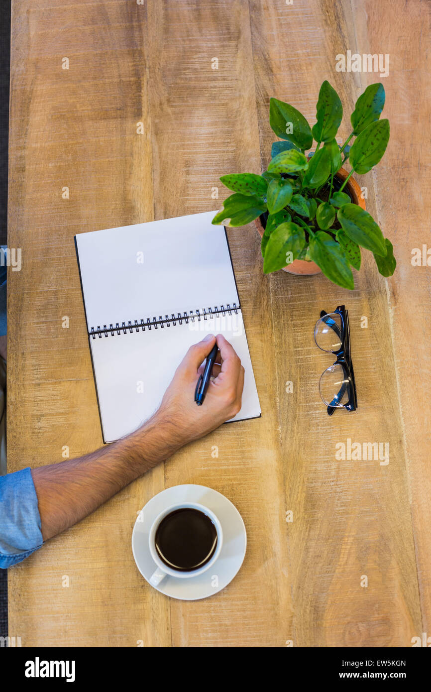 Man notepad hi-res stock photography and images - Alamy