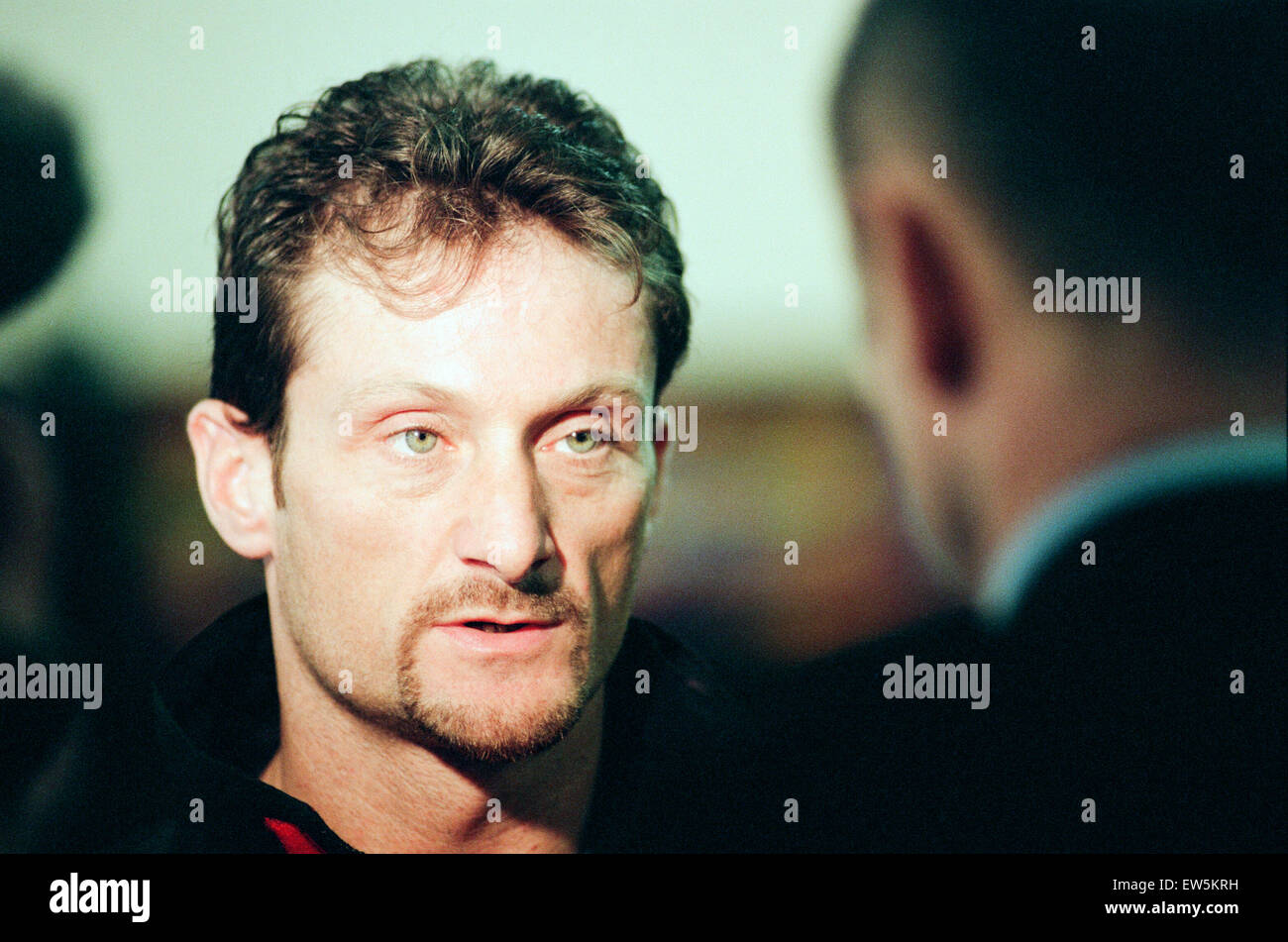 Carl Fogarty at Donington Park, news press conference ahead of British ...