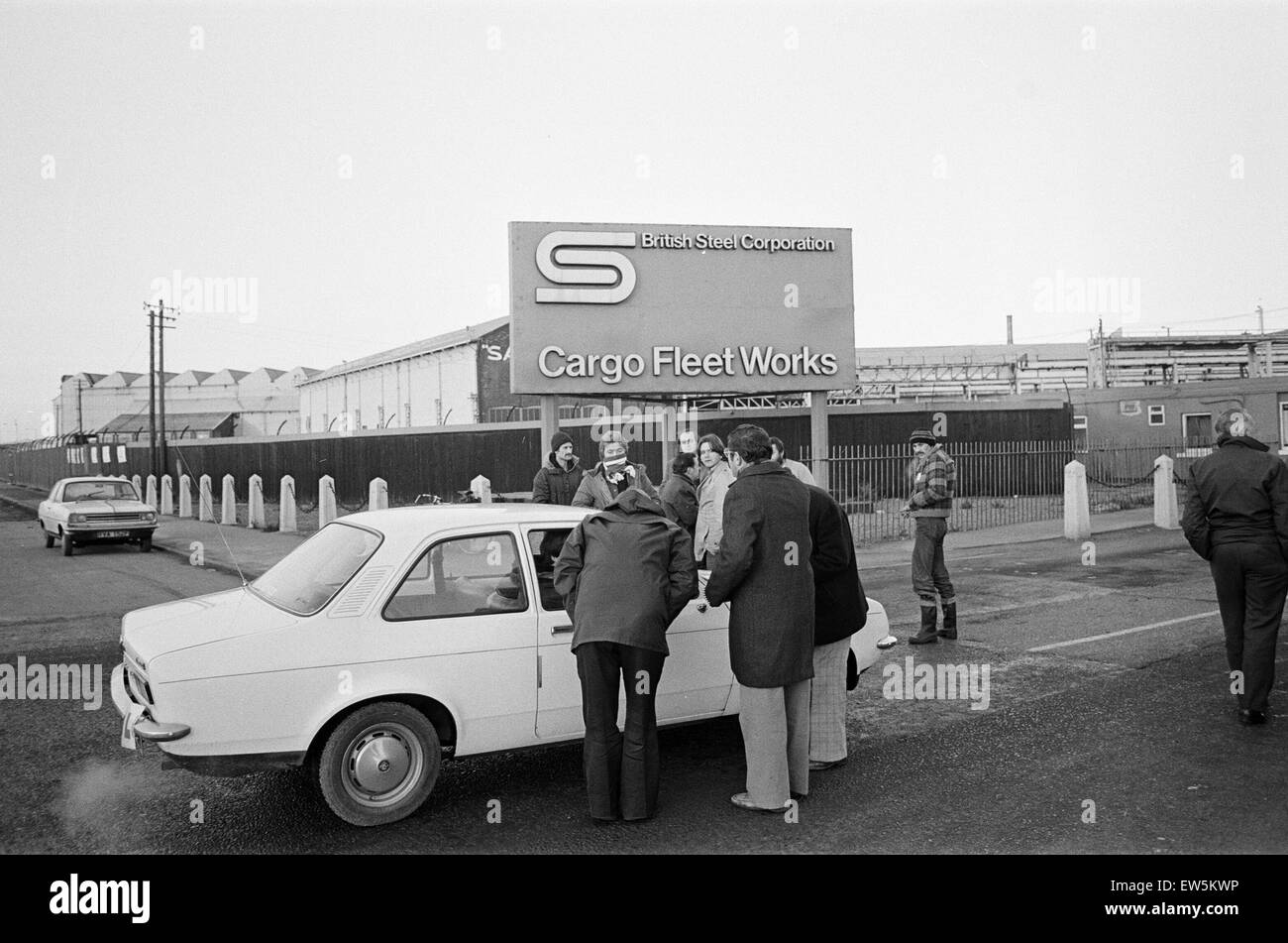 1980 Steel Strike, Cargo Steel Works, British Steel Corporation ...
