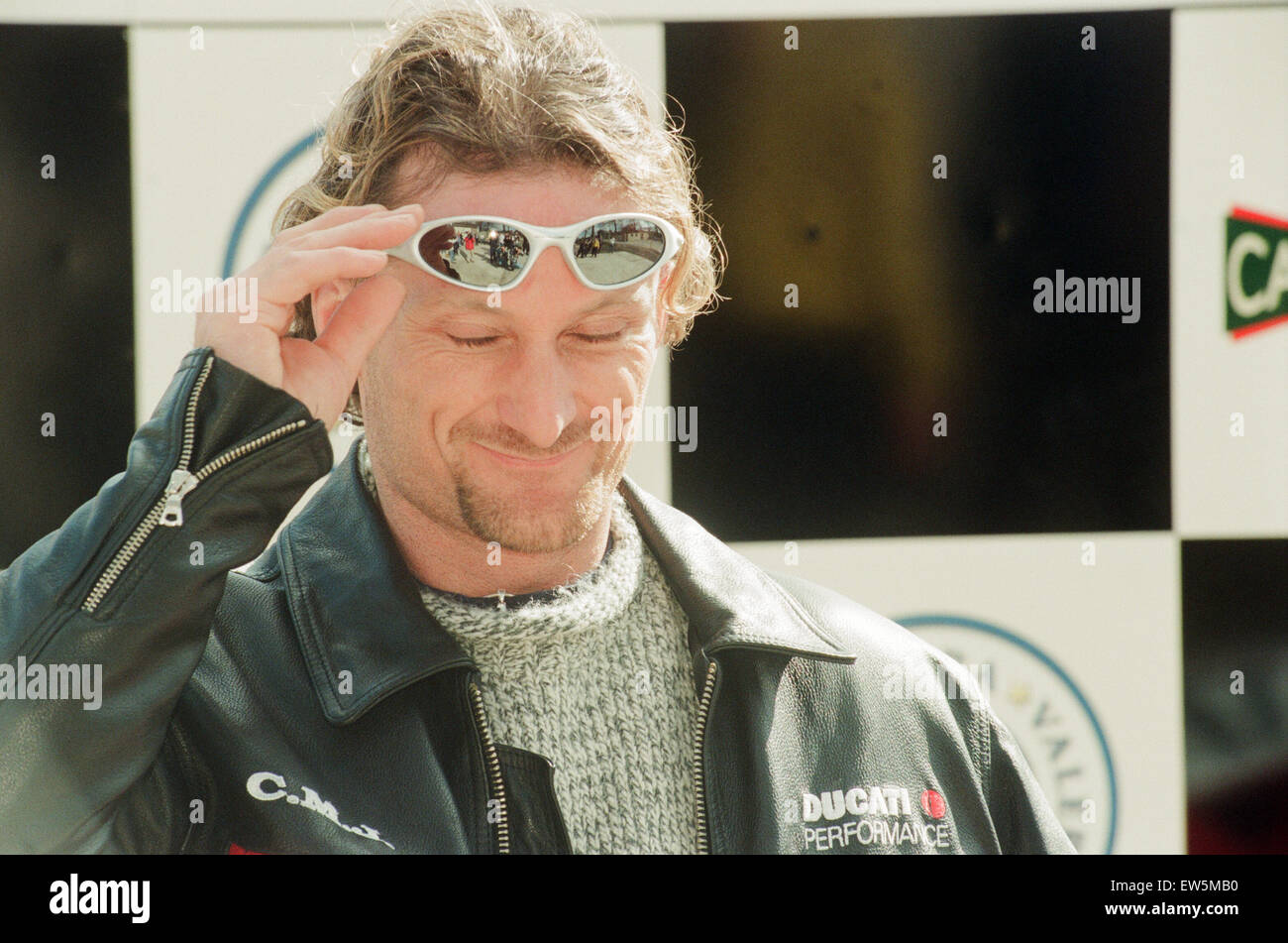 Carl Fogarty, 3 Times World Superbike Champion, pictured at the Ducati ...