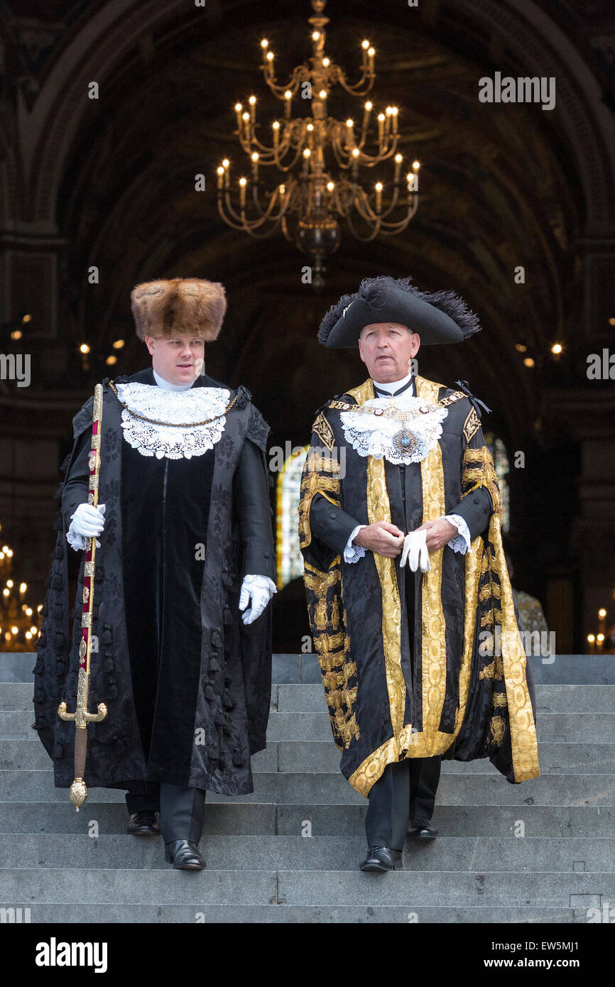 London, UK. 18 June 2015. The Lord Mayor of London, Alan Yarrow ...
