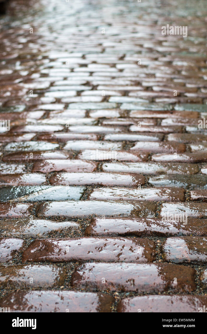Shiny cobblestone hi-res stock photography and images - Alamy