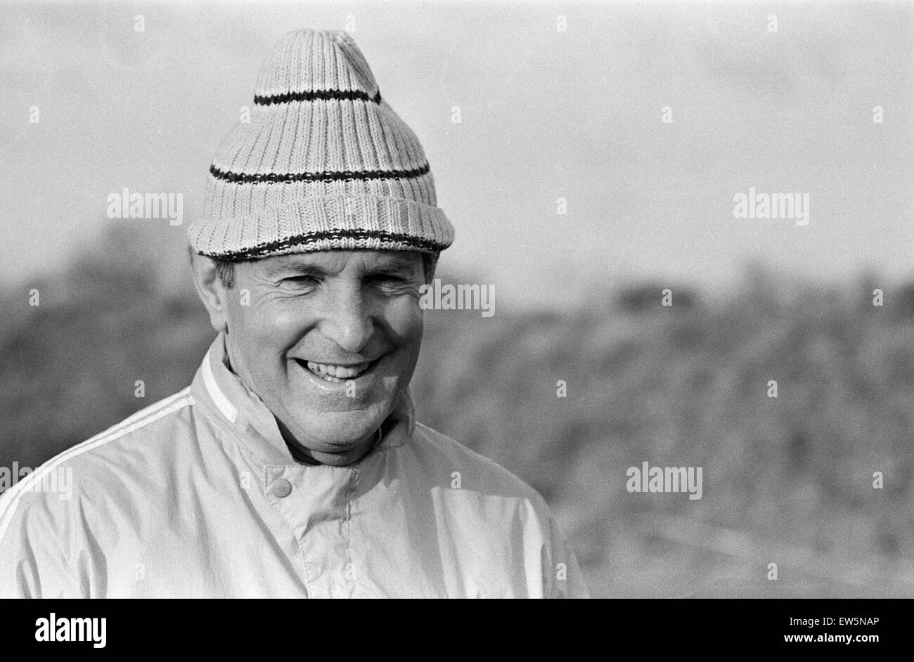Dave Sexton, Coventry City Manager, pictured during training session ...