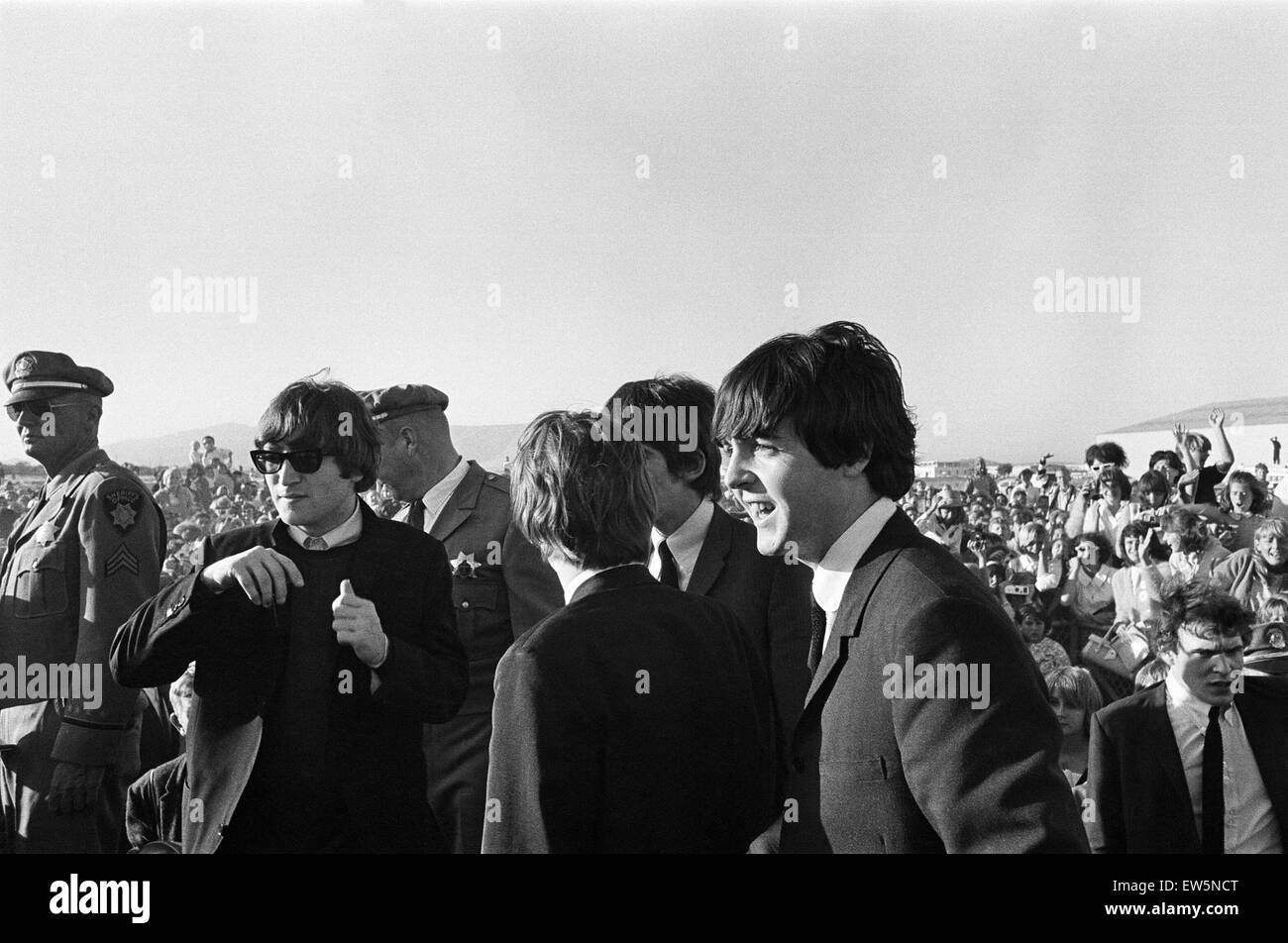 The Beatles 1964 American Tour San Francisco. (Picture shows) The ...