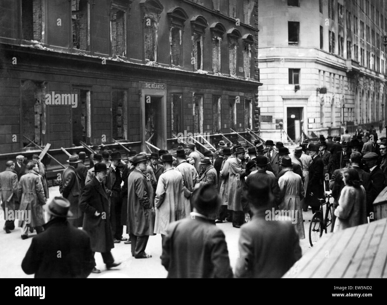 Ww2 bombed street Black and White Stock Photos & Images - Alamy