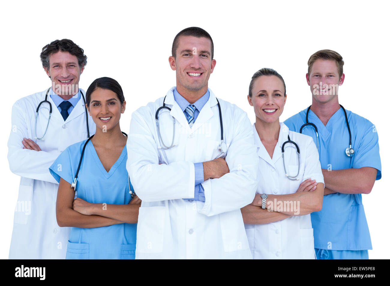 Doctors and nurses standing together Stock Photo - Alamy