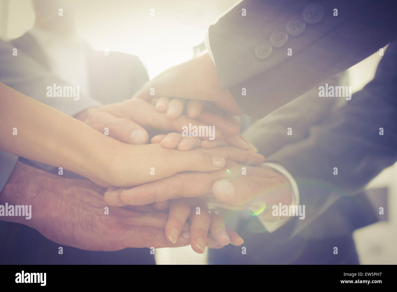 Hands together team hi-res stock photography and images - Alamy