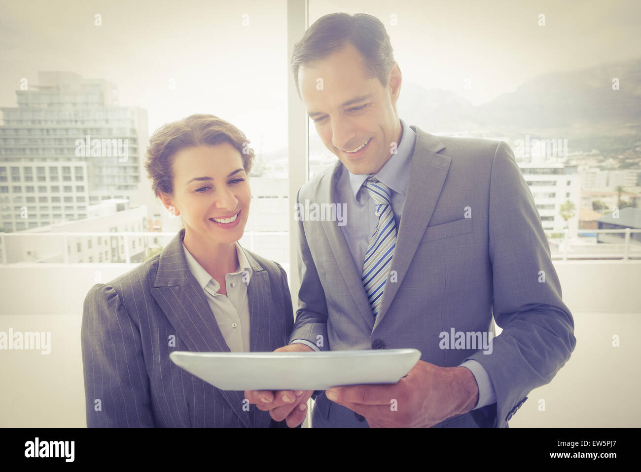 Business team speaking and working Stock Photo - Alamy
