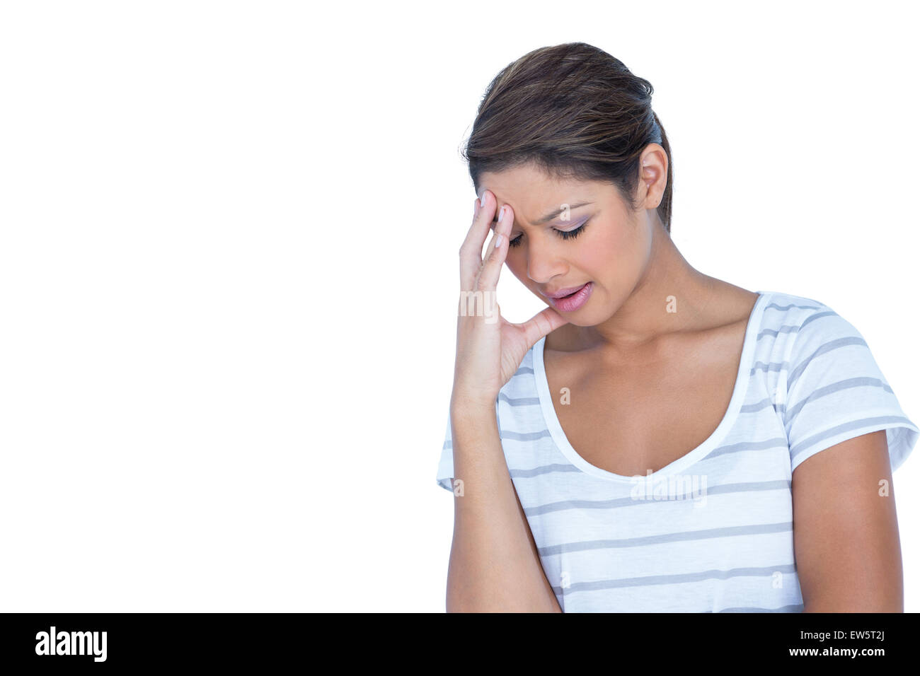 Pretty brunette indian woman hi-res stock photography and images - Alamy