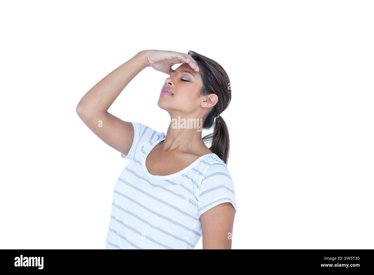 Pretty brunette indian woman hi-res stock photography and images - Alamy