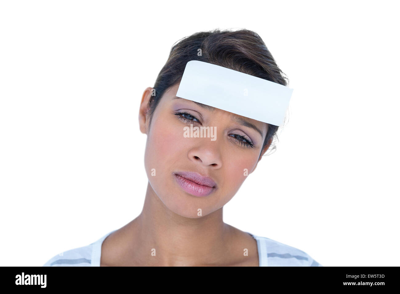 Paper on head hi-res stock photography and images - Alamy