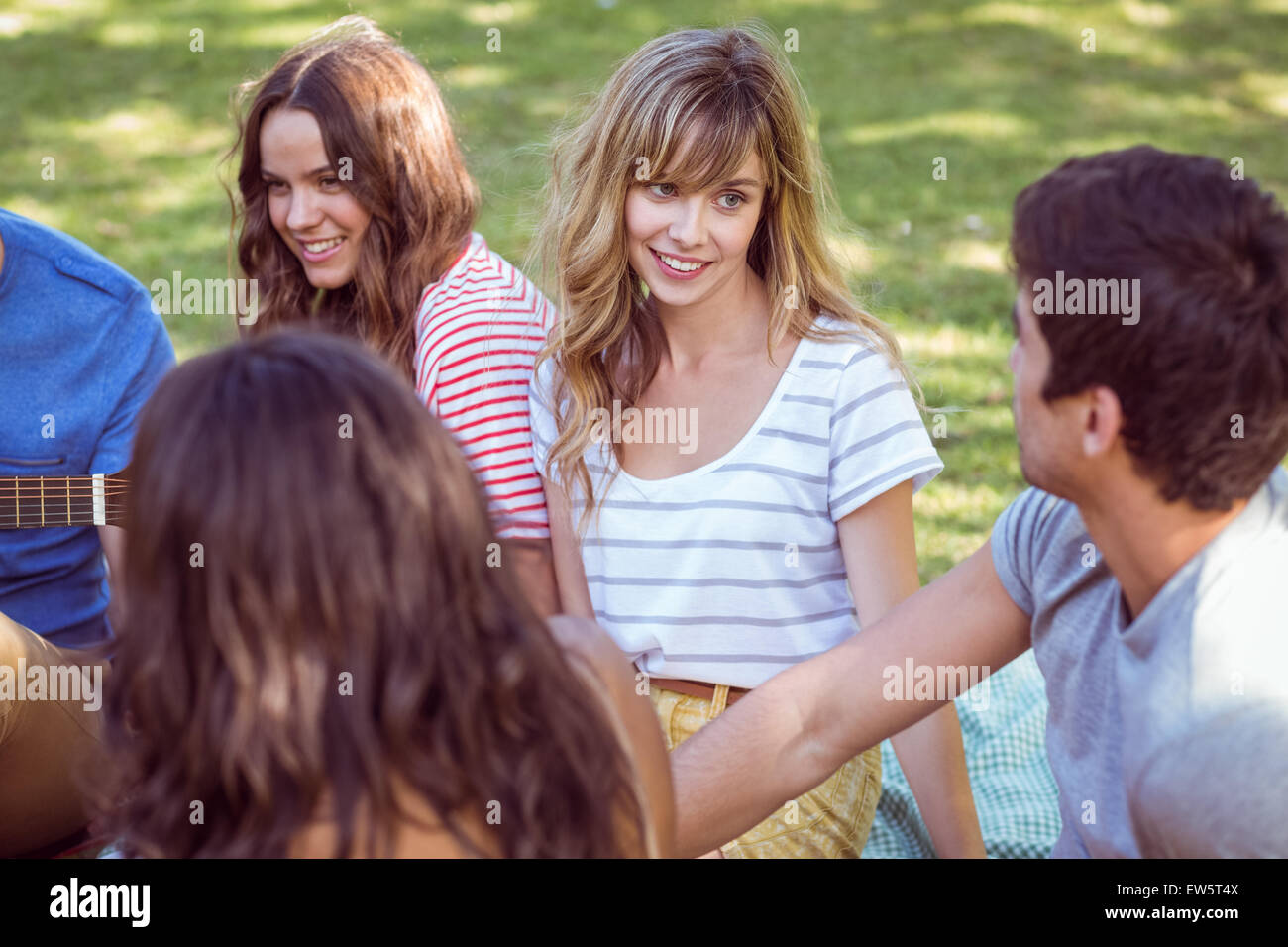 Happy day in park Stock Photo - Alamy