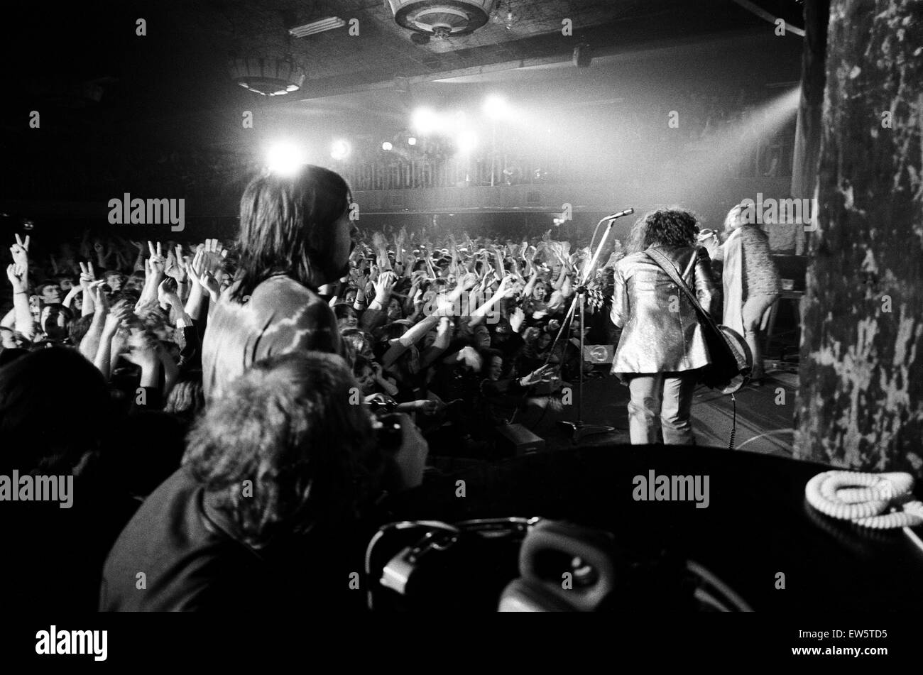 T Rex in concert at the Starlight Ballroom, Boston, Lincolnshire. Marc ...