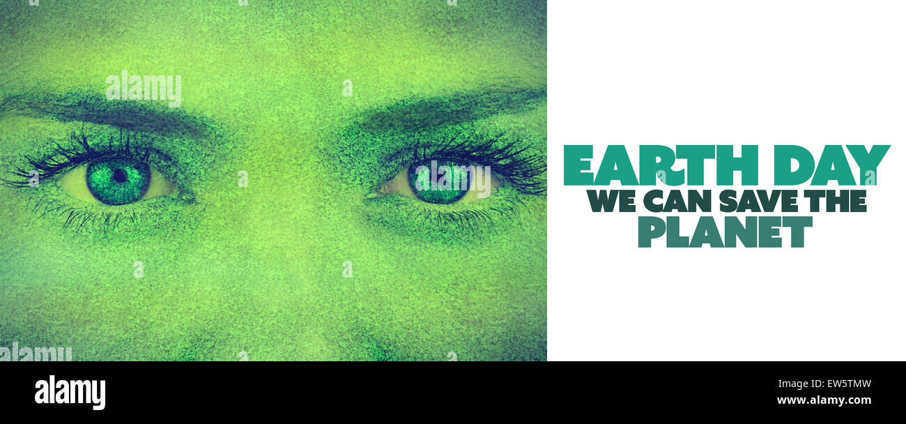 Green earth day message hi-res stock photography and images - Alamy