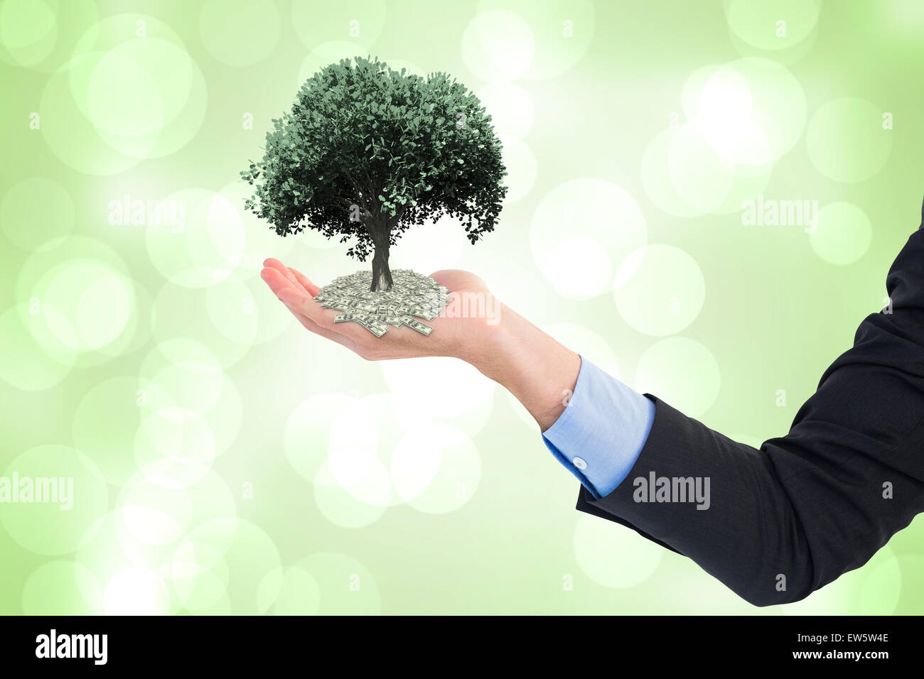 Close up businessman hand showing hi-res stock photography and images ...