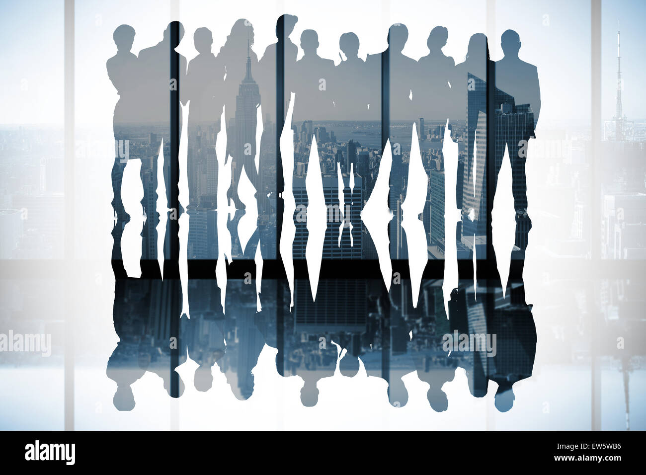 Composite image of business people Stock Photo - Alamy