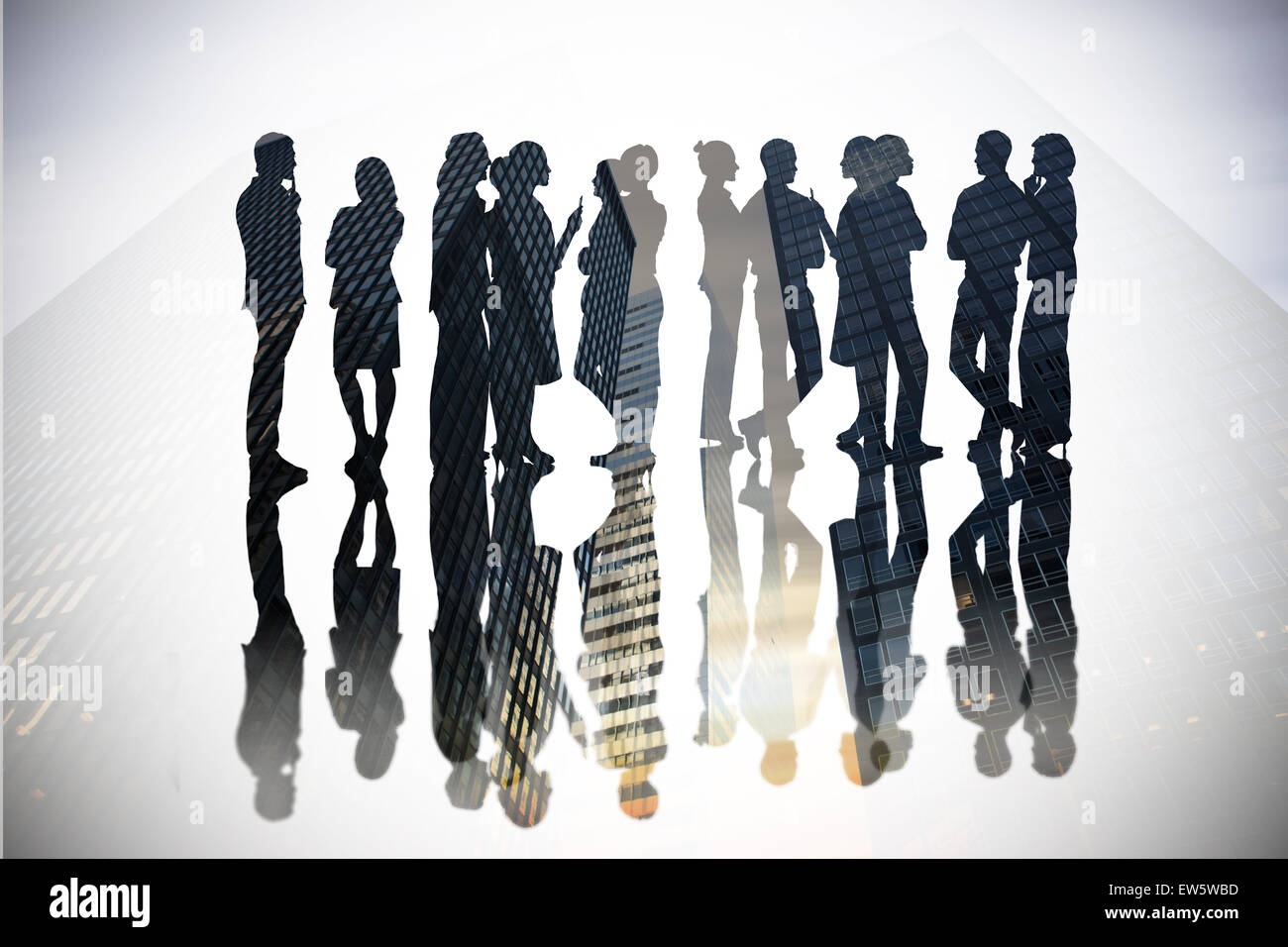 Shadow line people hi-res stock photography and images - Alamy