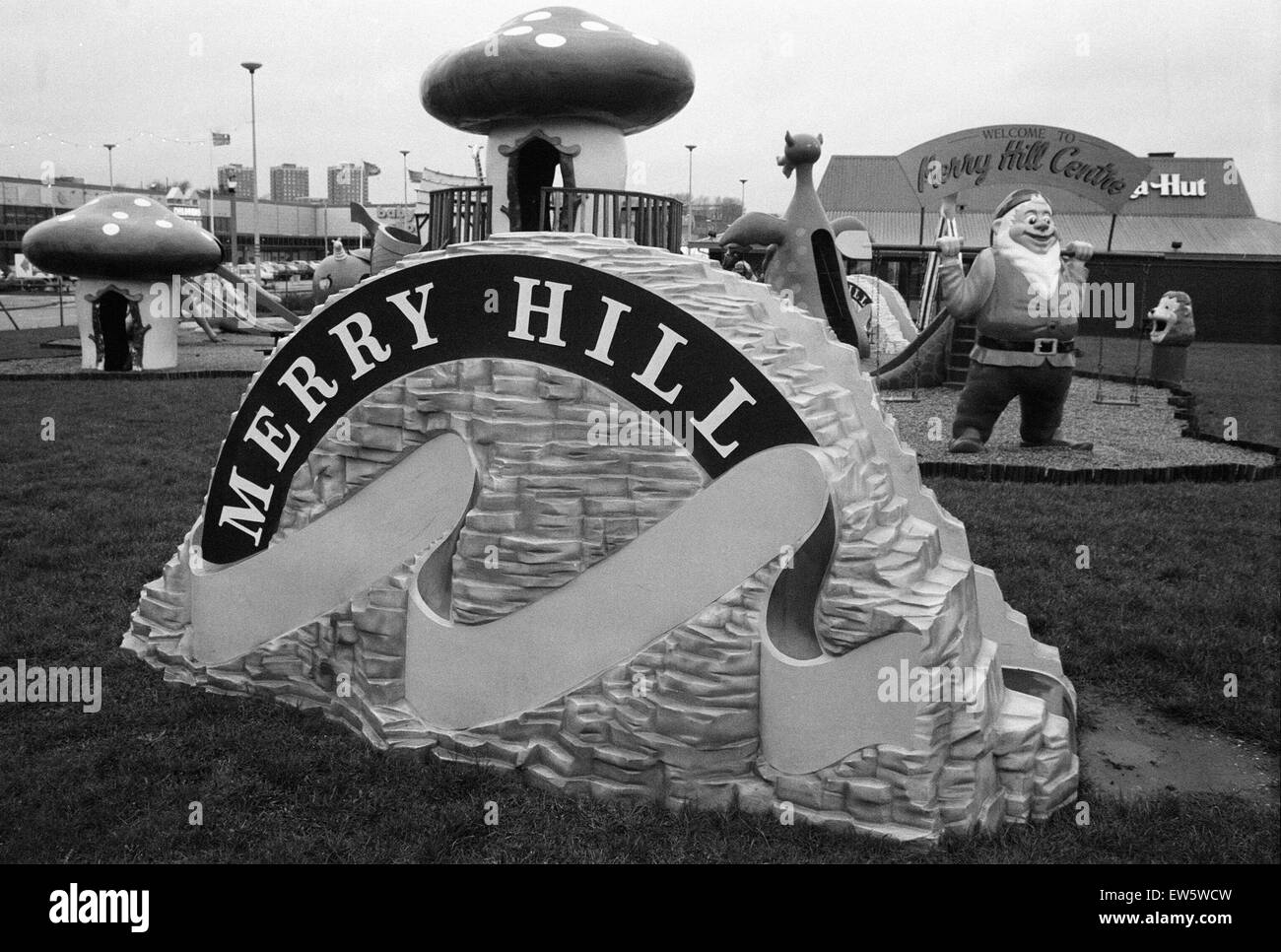 Merry hill shopping centre brierley Black and White Stock Photos ...