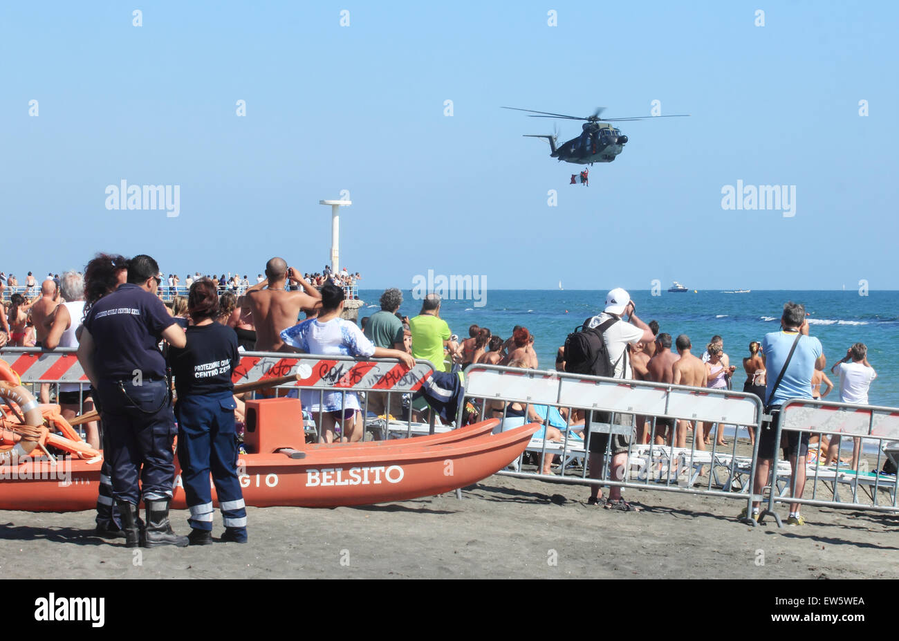 Italian rescue helicopter hi-res stock photography and images - Alamy